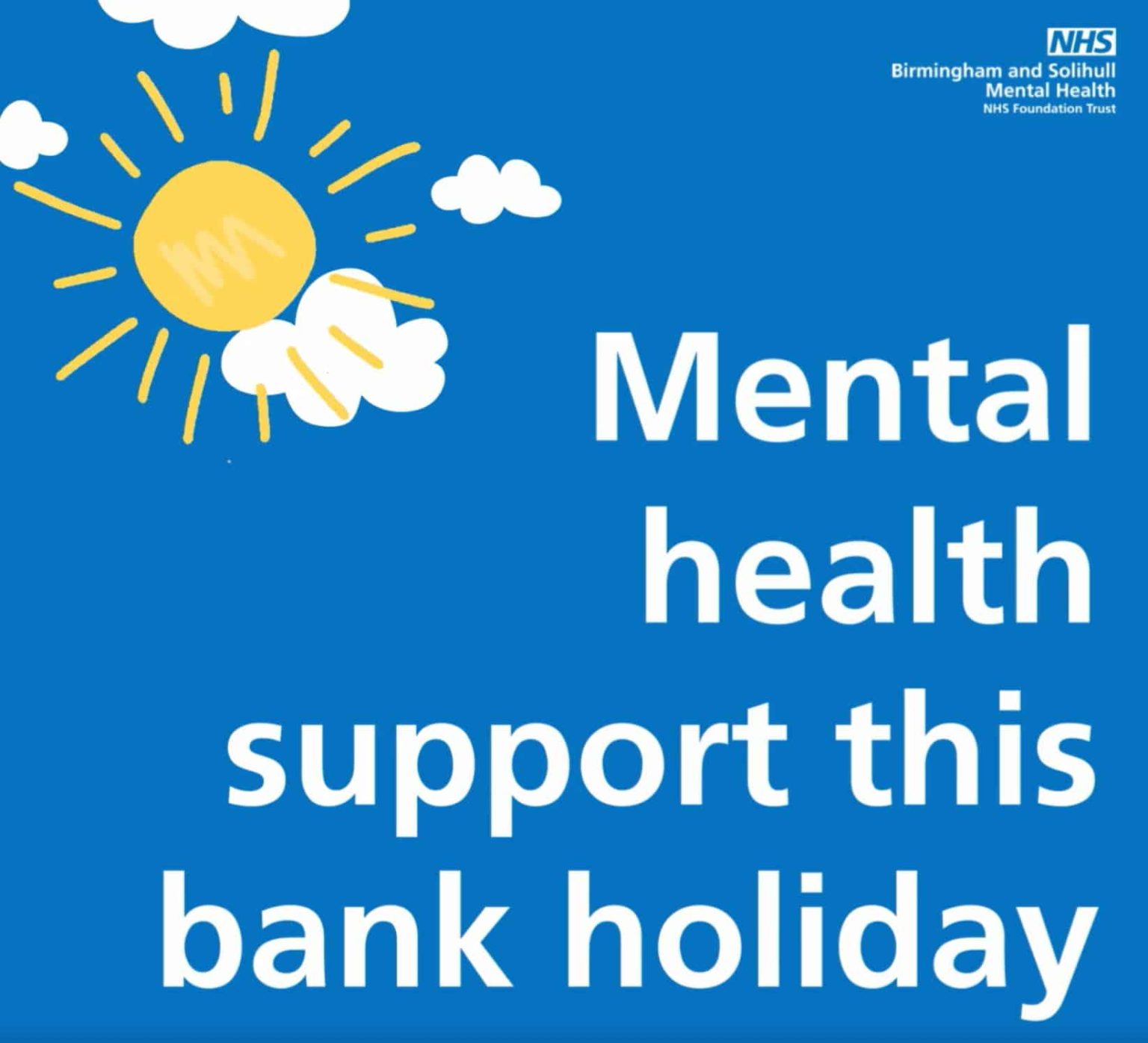 Mental health support across Birmingham and Solihull during the May ...