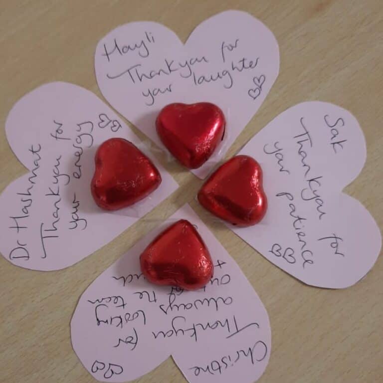 Warstock Lane Community Mental Health team share the love for Valentine ...