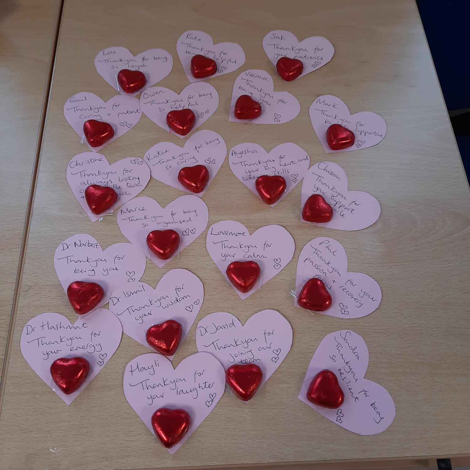 Warstock Lane Community Mental Health team share the love for Valentine ...