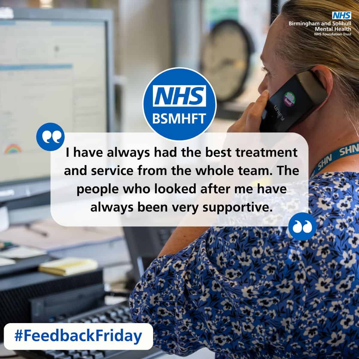 Feedback Friday - Lyndon Community Mental Health team - Birmingham and ...