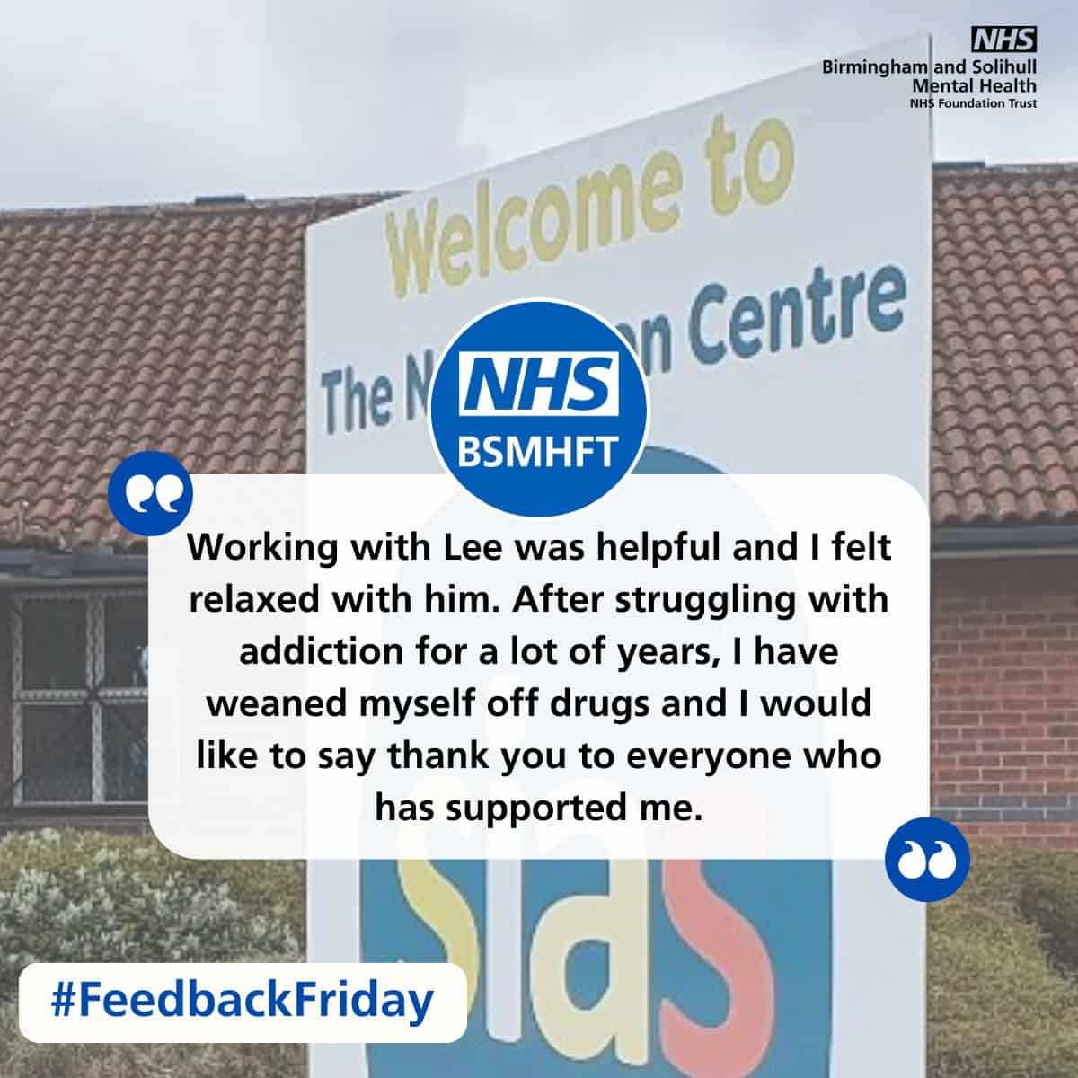 Feedback Friday Solihull Integrated Addiction Services Sias