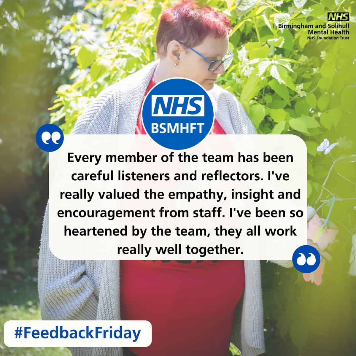 Feedback Friday - South-East Home Treatment team - Birmingham and ...