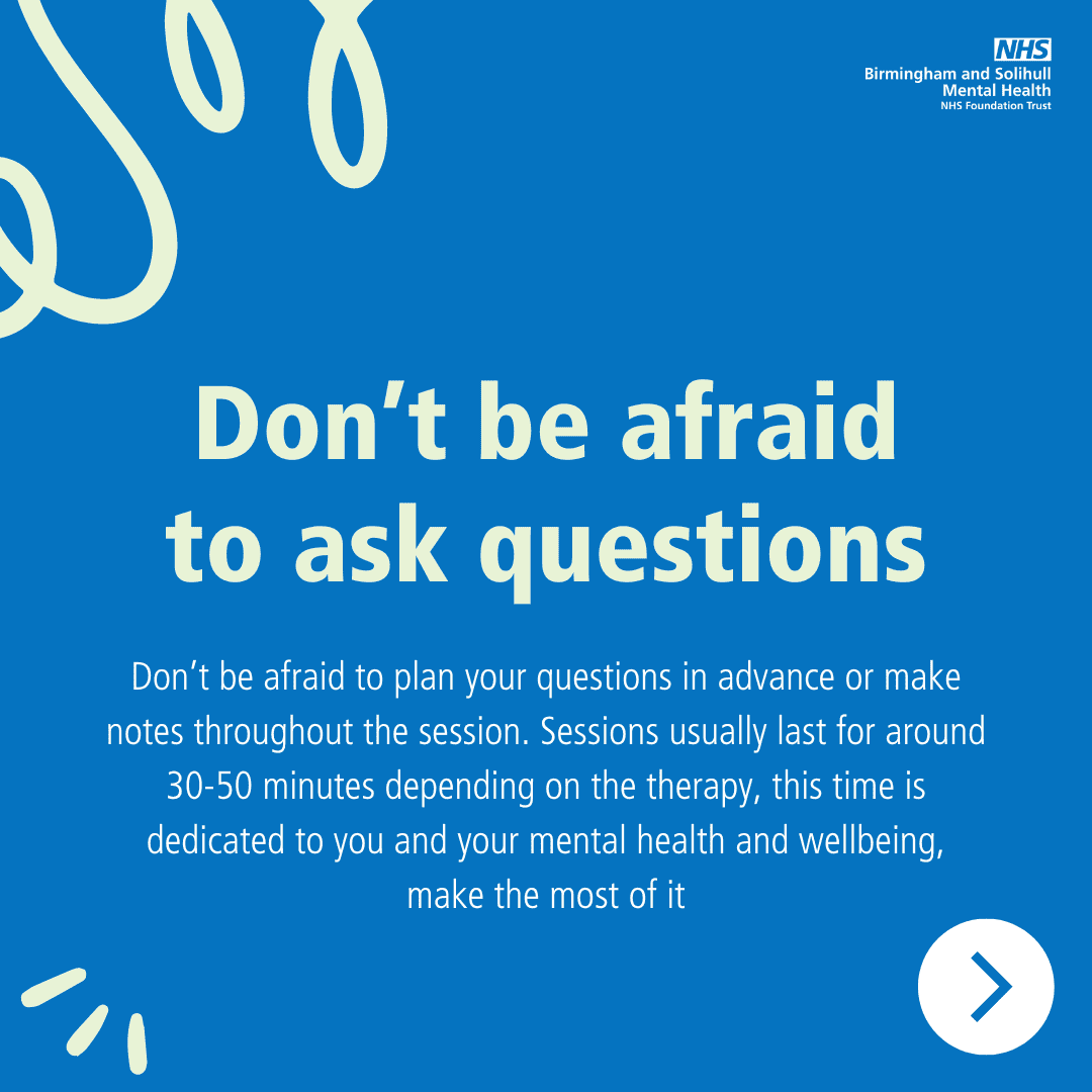 What to expect from your first therapy session - Birmingham and ...
