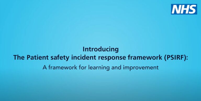 Patient Safety Incident Response Framework (PSIRF) - Birmingham and ...