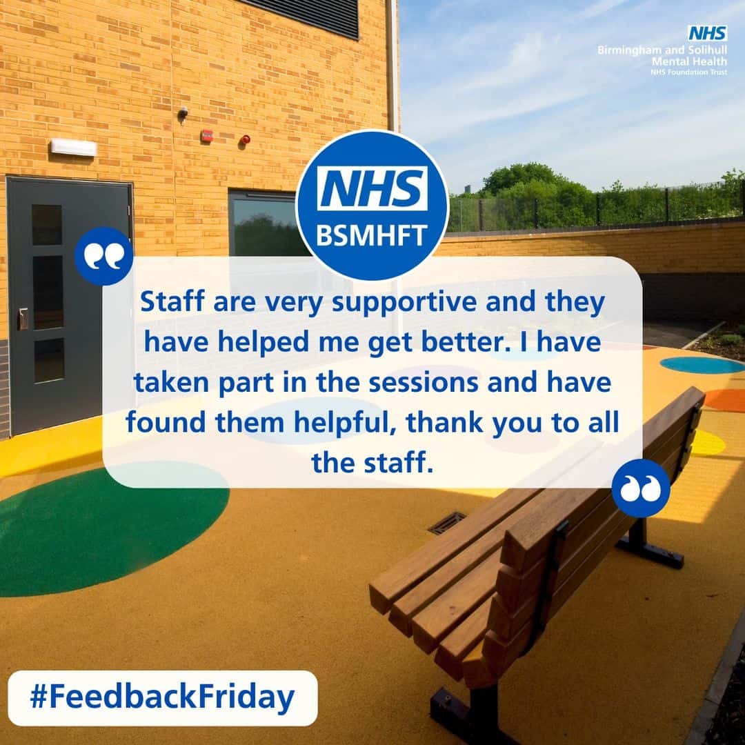 Feedback Friday – Chamomile Suite Team, The Barberry Centre ...