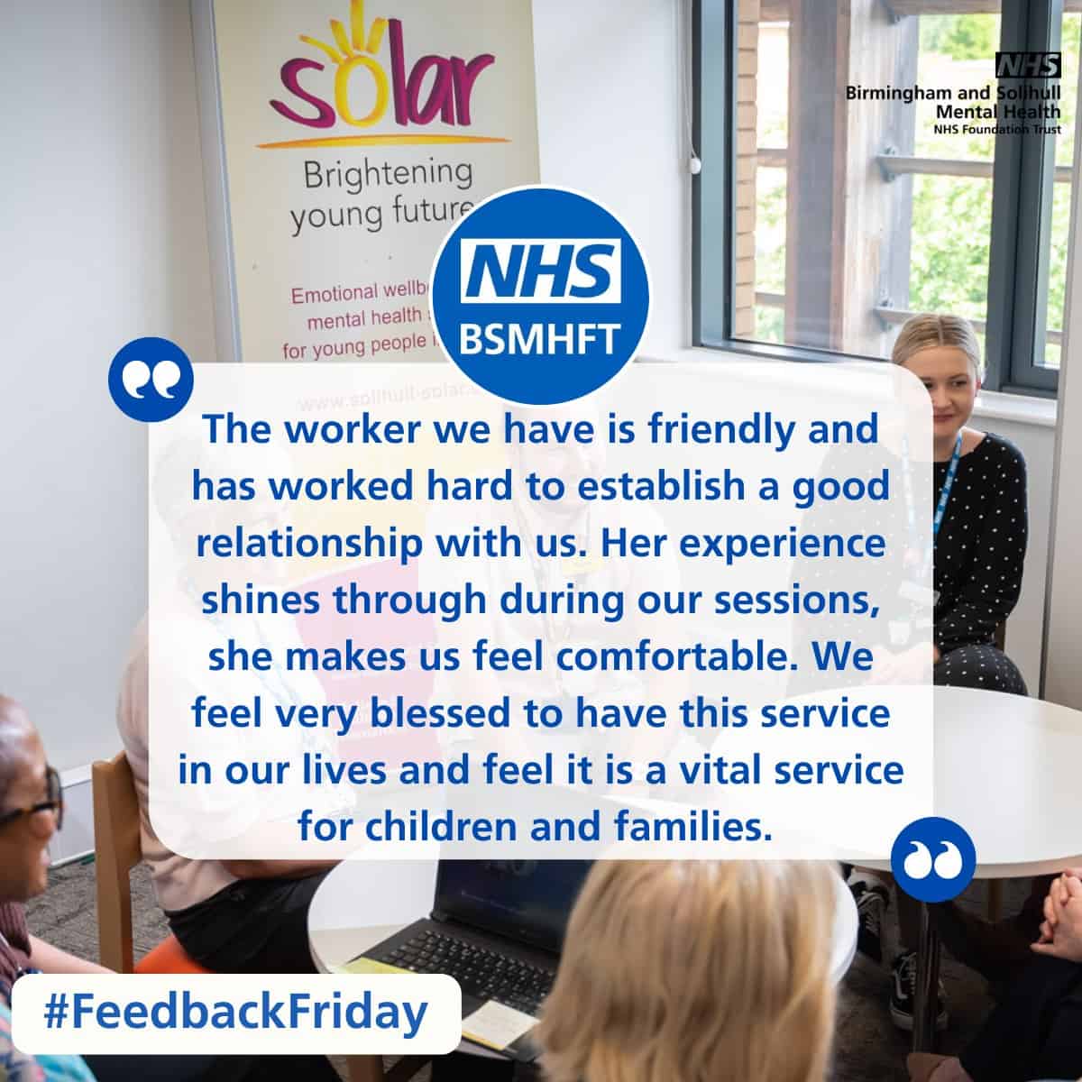Feedback Friday – Solar - Birmingham and Solihull Mental Health NHS ...