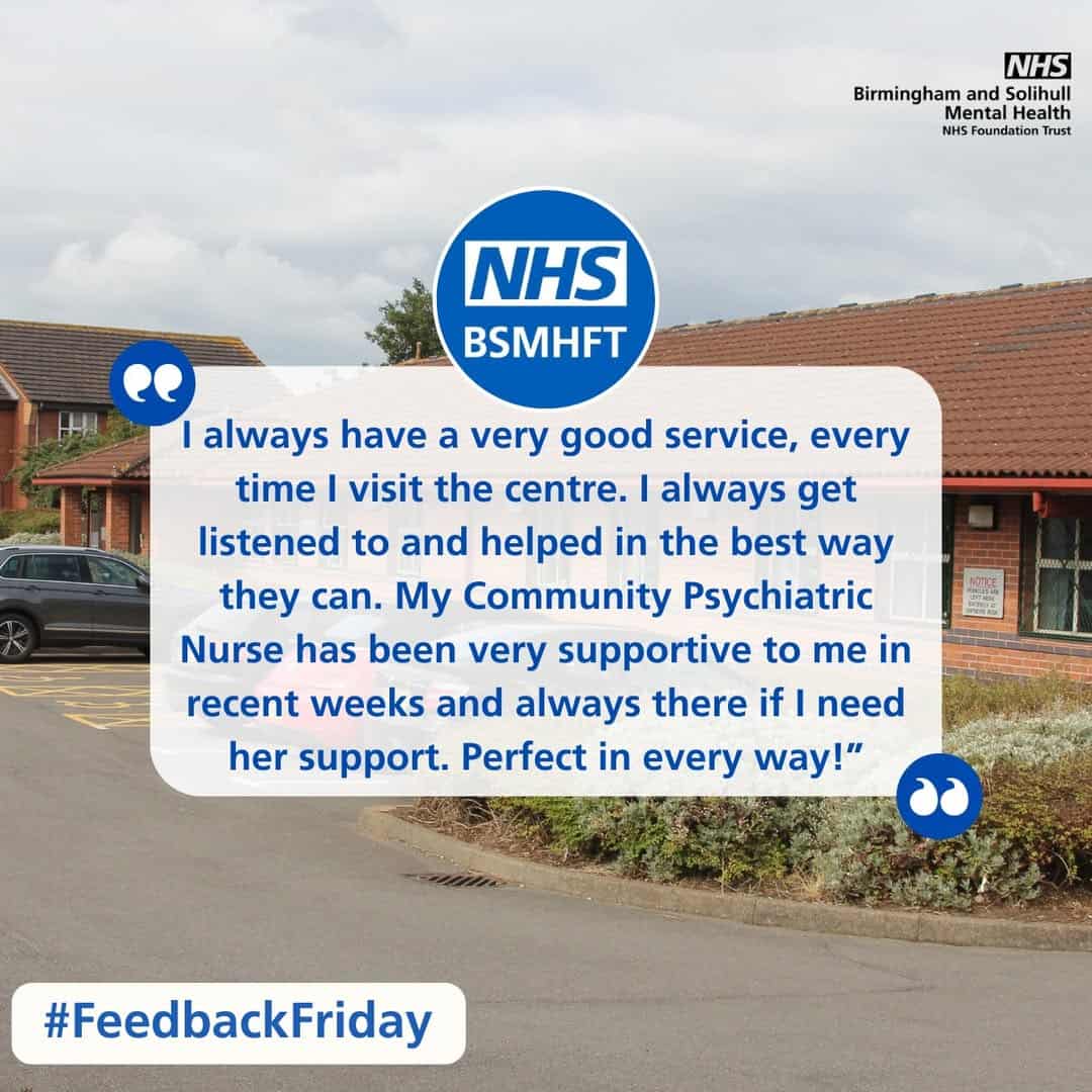 Feedback Friday - Newington Adult Community Mental Health team ...