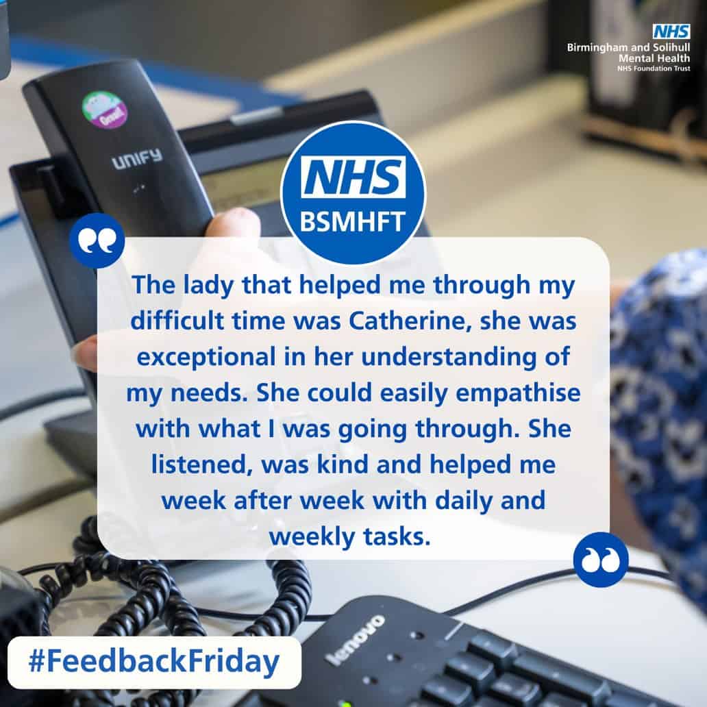Feedback Friday – Birmingham Healthy Minds South team - Birmingham and ...